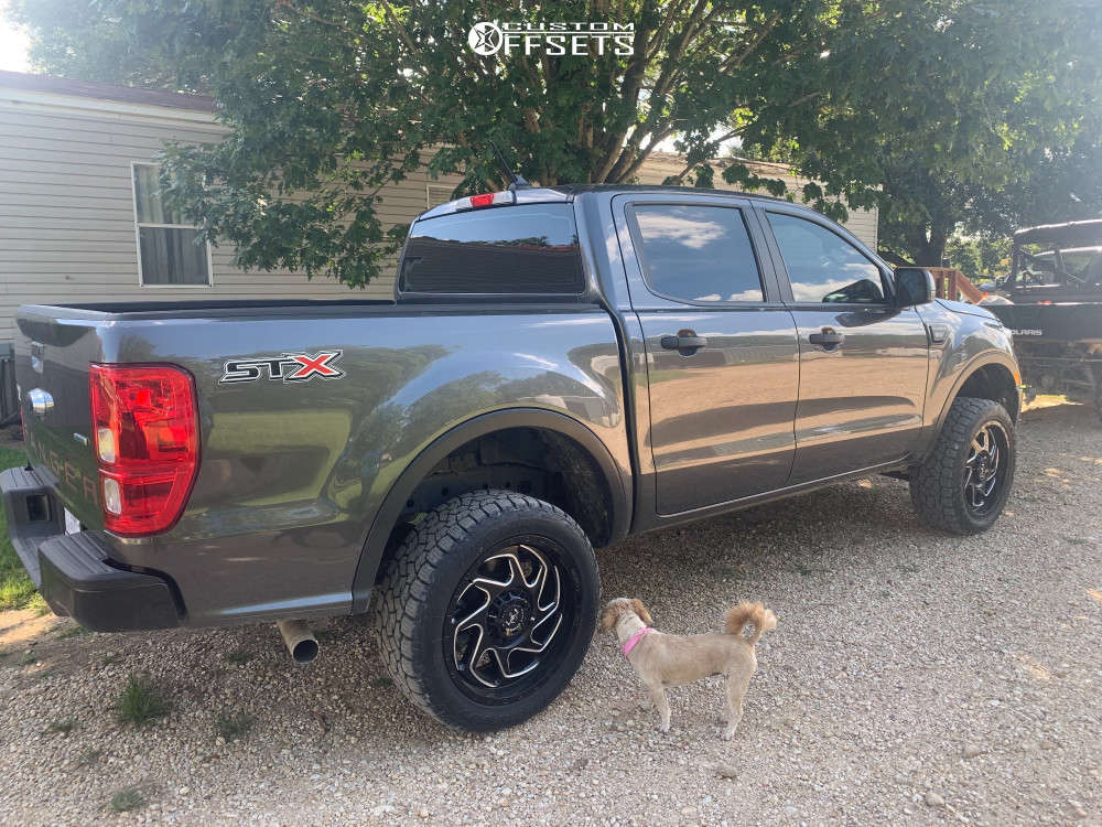 2020 Ford Ranger with 20x9 18 Motiv Offroad Morph and 255/50R20 Toyo ...