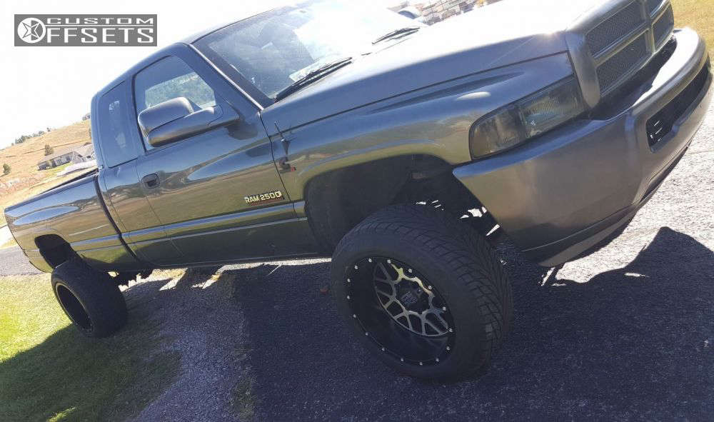 2002 Dodge Ram 2500 with 20x12 -44 XD XD820 and 305/50R20 Toyo Tires ...
