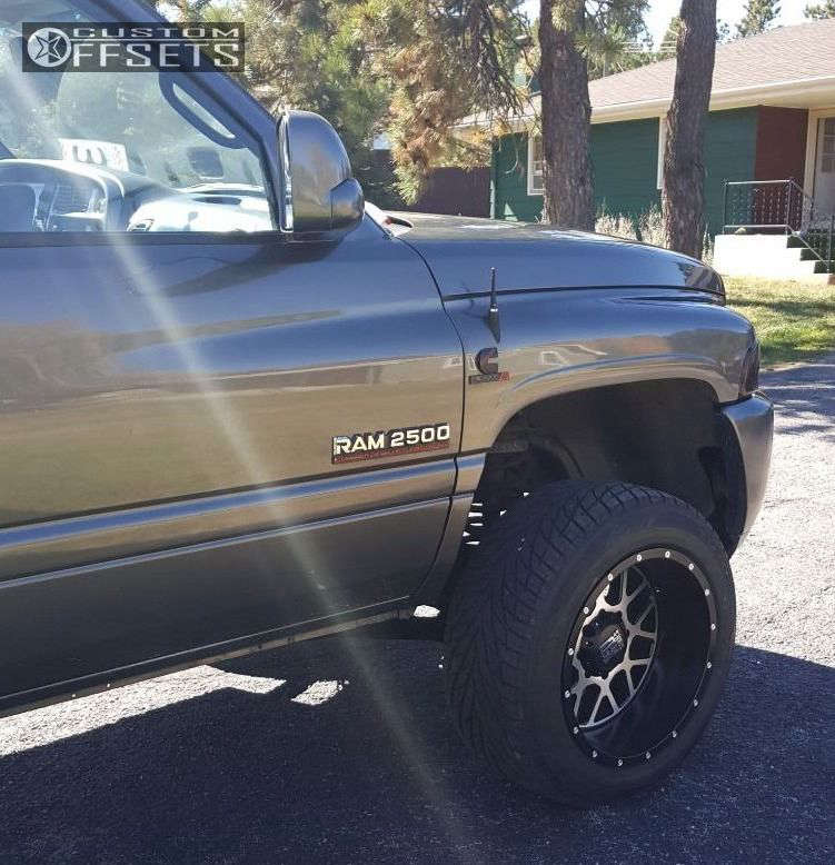 2002 Dodge Ram 2500 with 20x12 -44 XD XD820 and 305/50R20 Toyo Tires ...