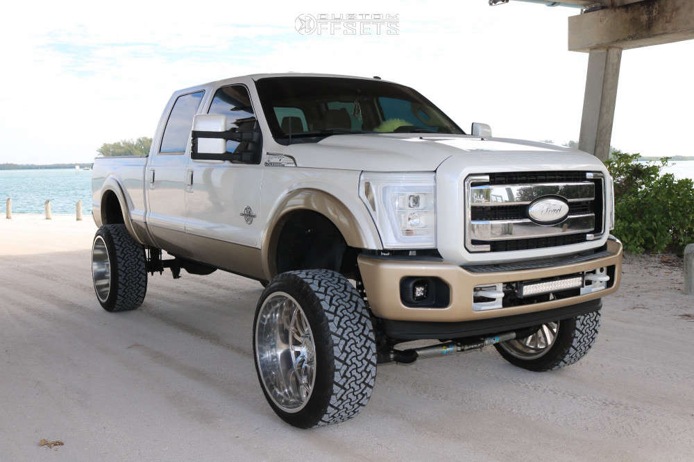 2012 Ford F-250 Super Duty with 26x14 -76 Cali Offroad Summit and 37/13 ...