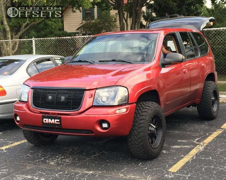 2002 GMC Envoy with 17x9 -12 Red Dirt Road Rd01 and 255/75R17 Kenda ...
