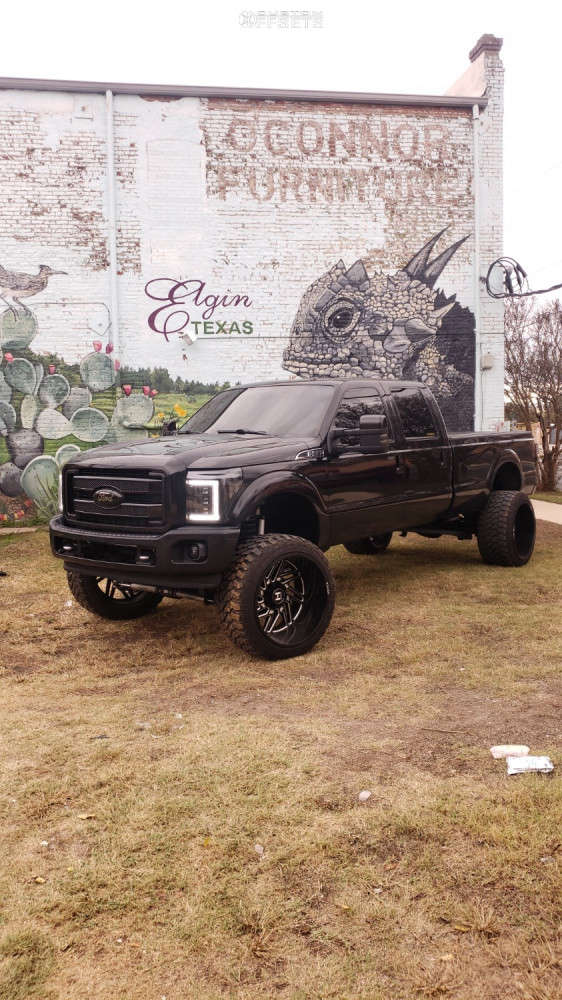 2015 Ford F-350 Super Duty with 26x16 -101 Hostile Jigsaw and 38/15 ...