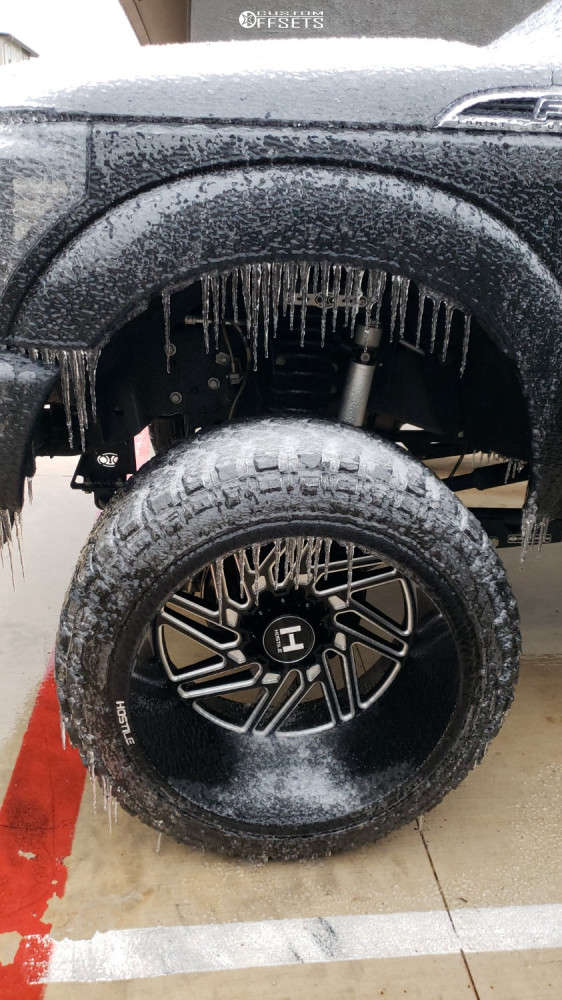 2015 Ford F-350 Super Duty with 26x16 -101 Hostile Jigsaw and 38/15 ...