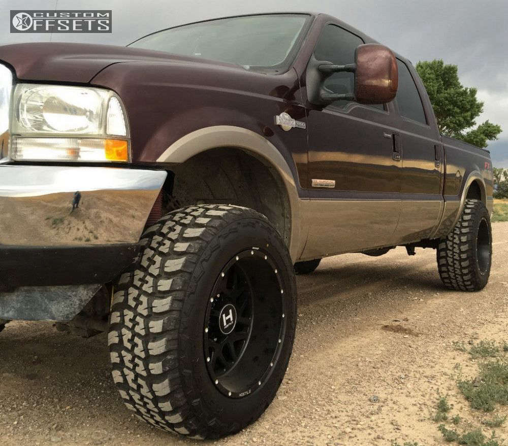 2004 Ford F-250 Super Duty with 20x12 -44 Hostile Sprocket and 35/12 ...