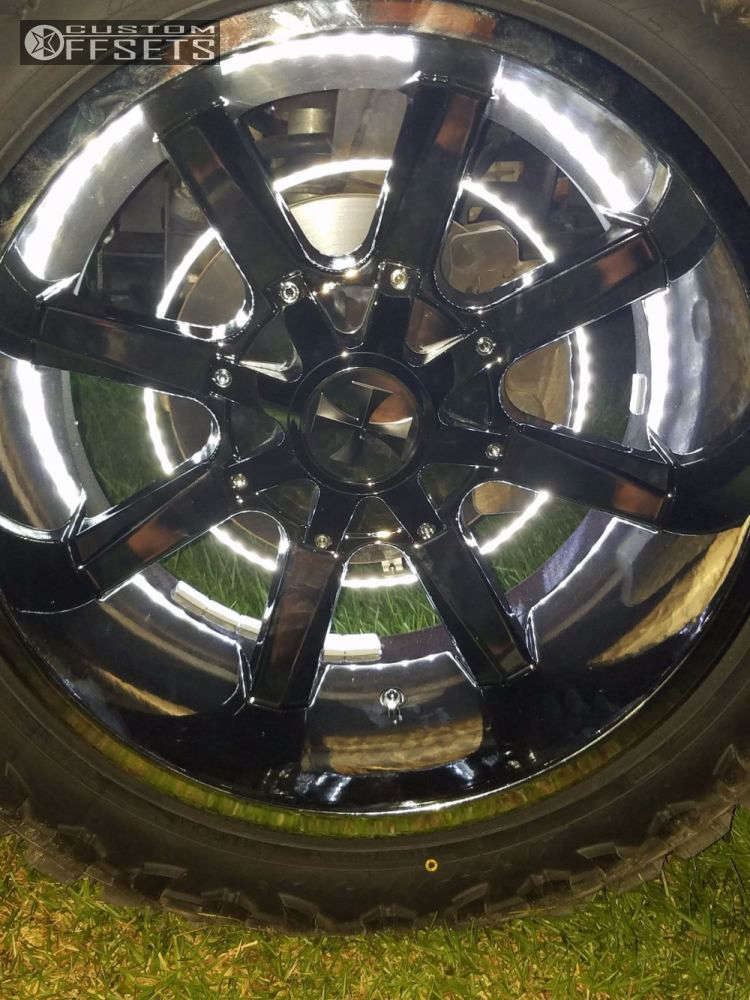 2011 Chevrolet Silverado 1500 with 22x12 -44 Cali Offroad Busted and 35 ...