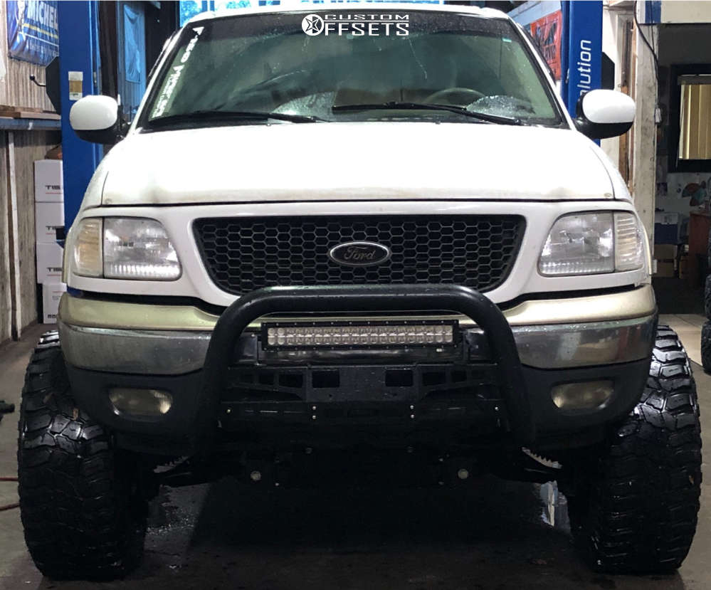 2001 Ford F-150 with 20x12 -51 Vision Widow and 35/12.5R20 Cooper ...