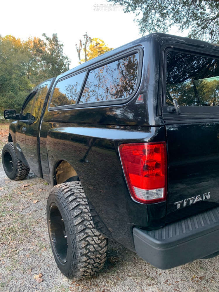 2005 Nissan Titan with 20x12 -51 Vision Prowler and 35/12.5R20 Kanati ...
