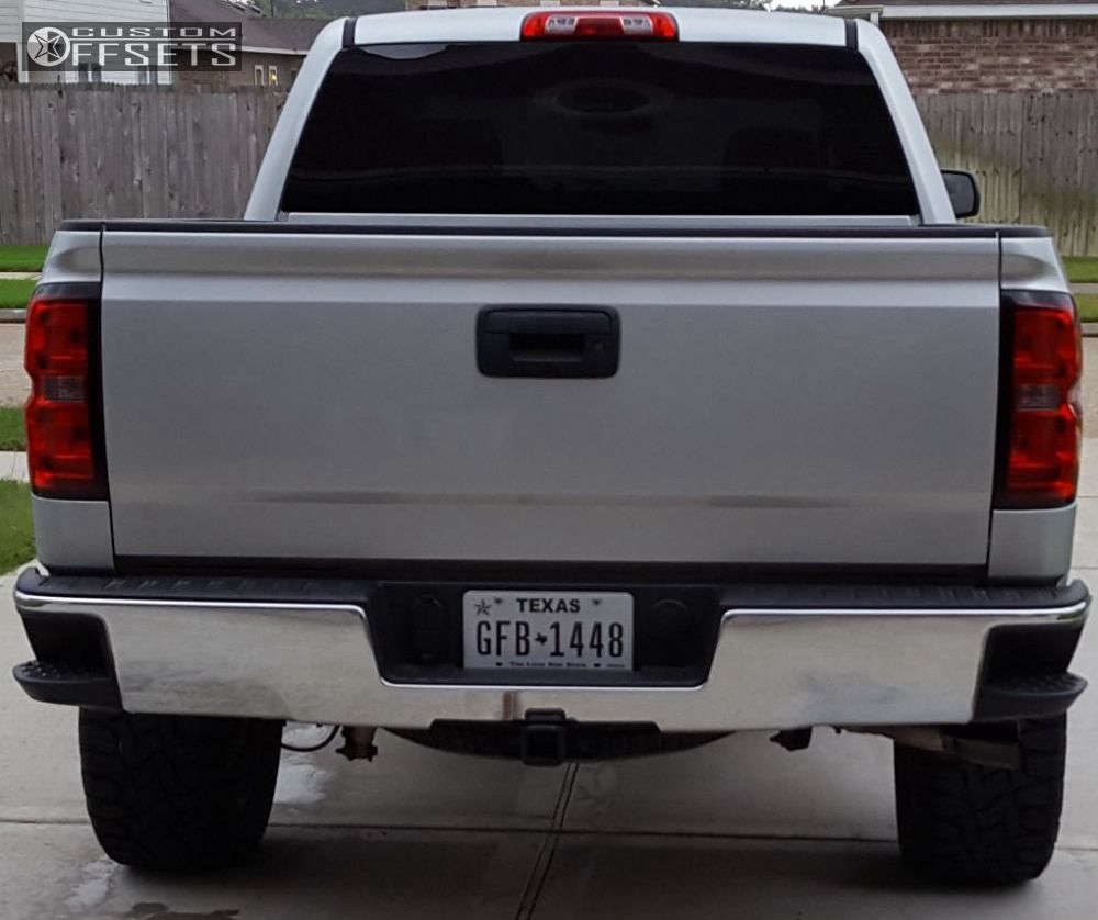 2015 Chevrolet Silverado 1500 with 20x10 -19 BMF Novakane and 33/12 ...