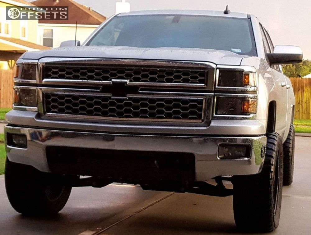 2015 Chevrolet Silverado 1500 with 20x10 -19 BMF Novakane and 33/12 ...