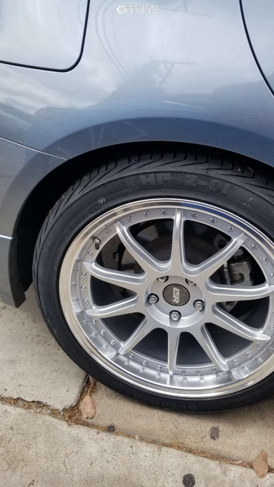 2017 INFINITI Q50 with 19x8.5 30 ESR Cs12 and 245/40R19 Advanta Hp and ...