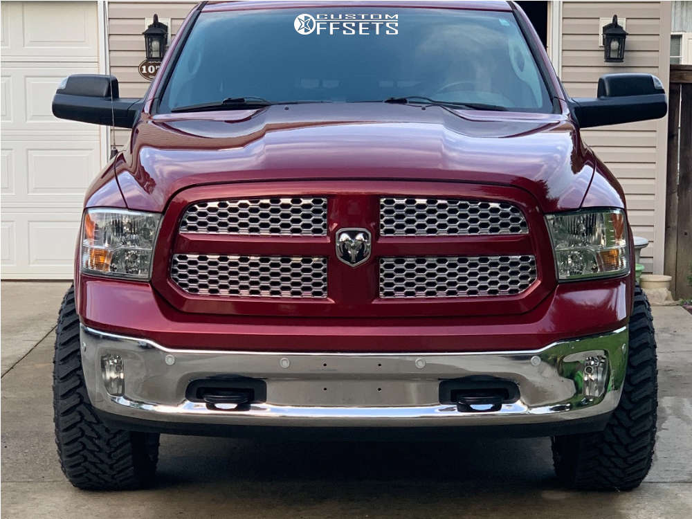 2015 Ram 1500 with 22x12 -51 Vision Rocker and 33/12.5R22 Atturo Trail ...
