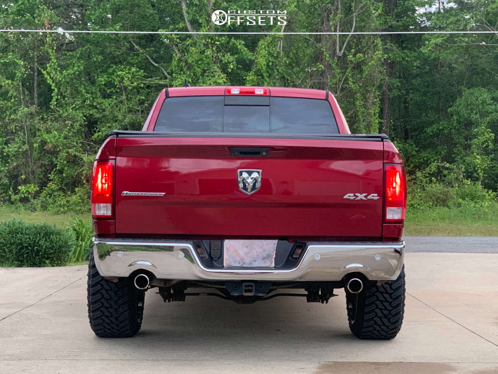 2015 Ram 1500 with 22x12 -51 Vision Rocker and 33/12.5R22 Atturo Trail ...