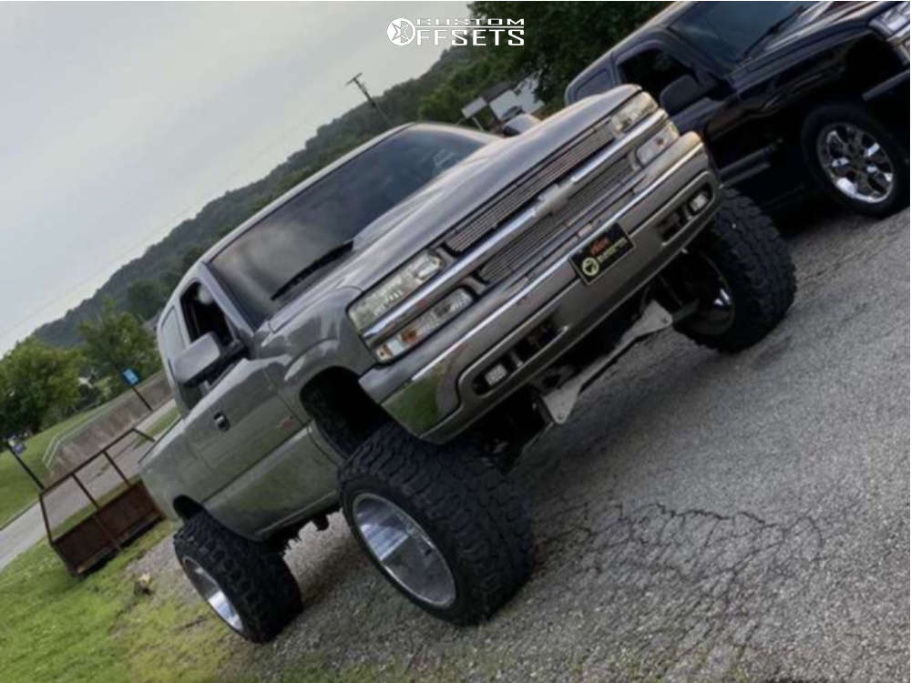 1999 Chevrolet C1500 with 22x14 -76 Tuff T05 and 37/13.5R22 Gladiator ...