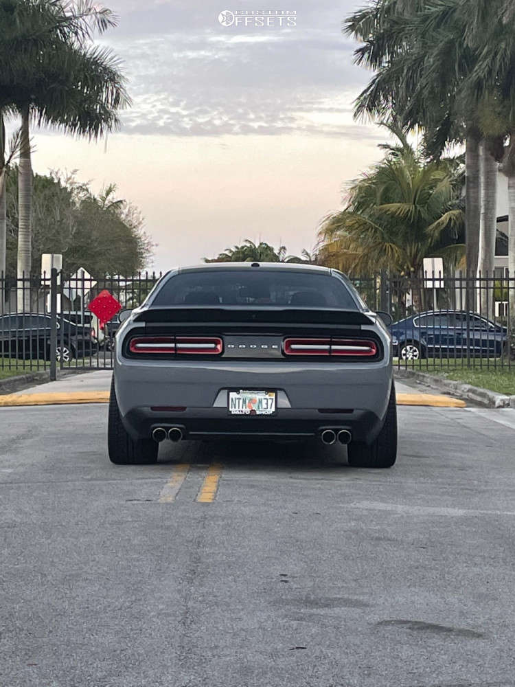 2019 Dodge Challenger with 20x9.5 18 Voxx Replicas Hellcat 2 and 275 ...