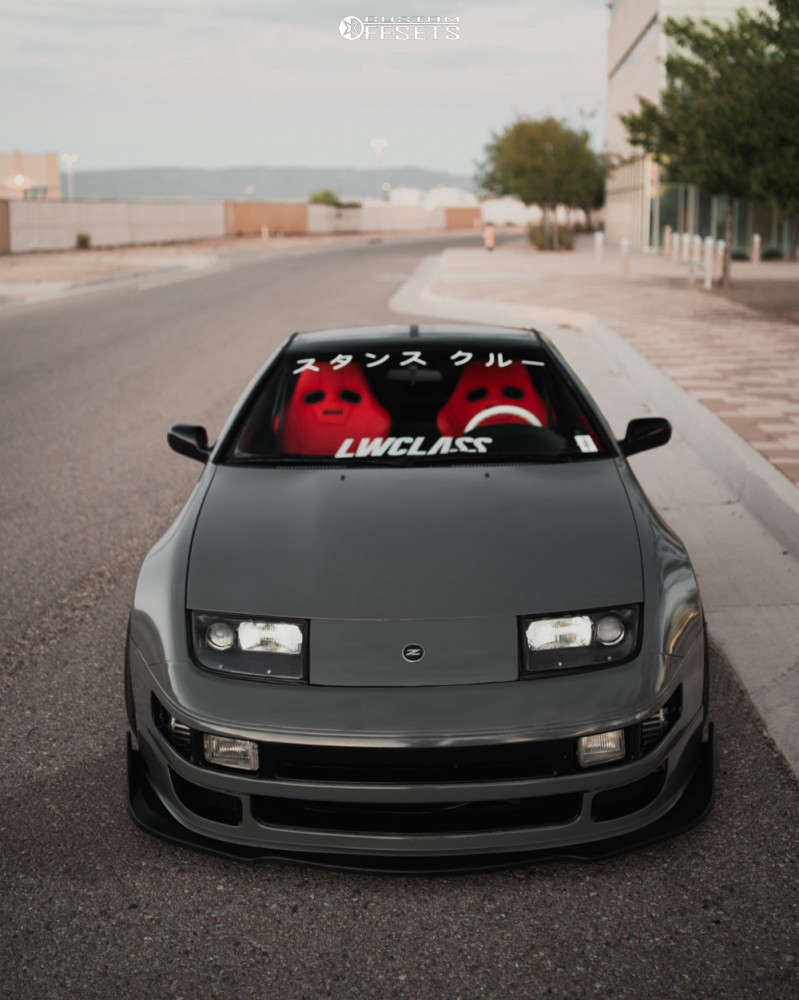 1991 Nissan 300ZX with 18x10 20 SSR Agle Strusse and 245/40R18 ...