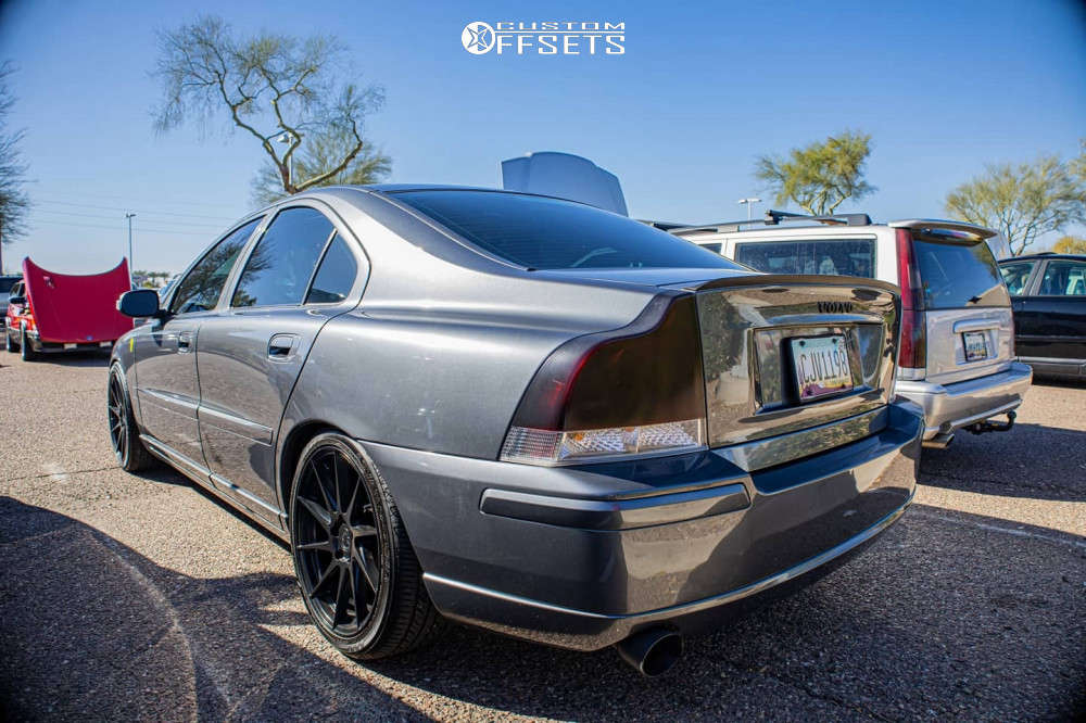 2007 Volvo S60 with 18x8.5 35 Aodhan Ah07 and 235/40R18 Yokohama Advan ...