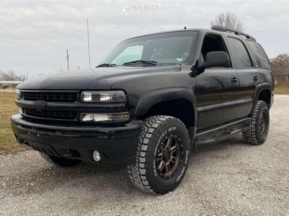 2002 Chevrolet Tahoe with 17x8.5 -6 DX4 Rebel and 285/70R17 Dick Cepek ...