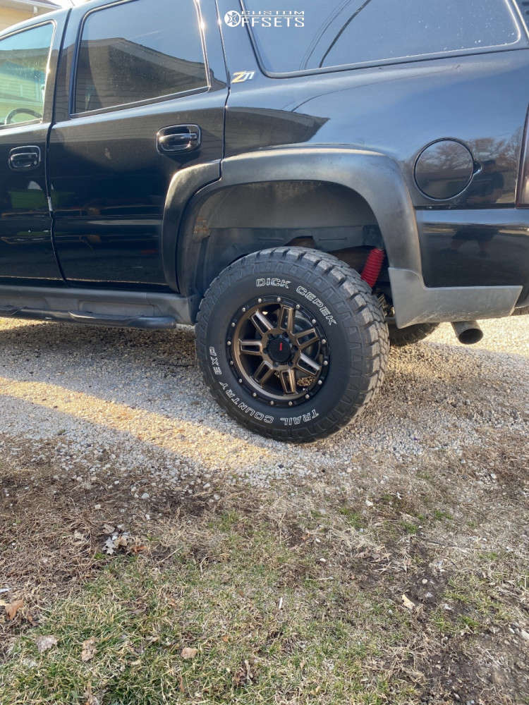 2002 Chevrolet Tahoe with 17x8.5 -6 DX4 Rebel and 285/70R17 Dick Cepek ...