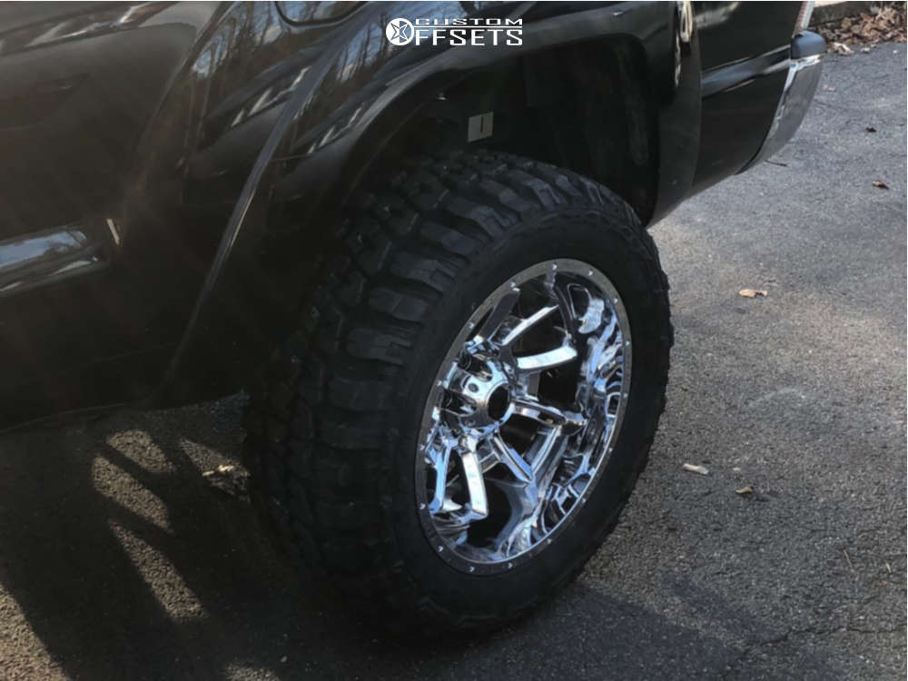 2012 Toyota Tacoma with 20x10 -25 Vision Bomb and 33/12.5R20 Federal ...