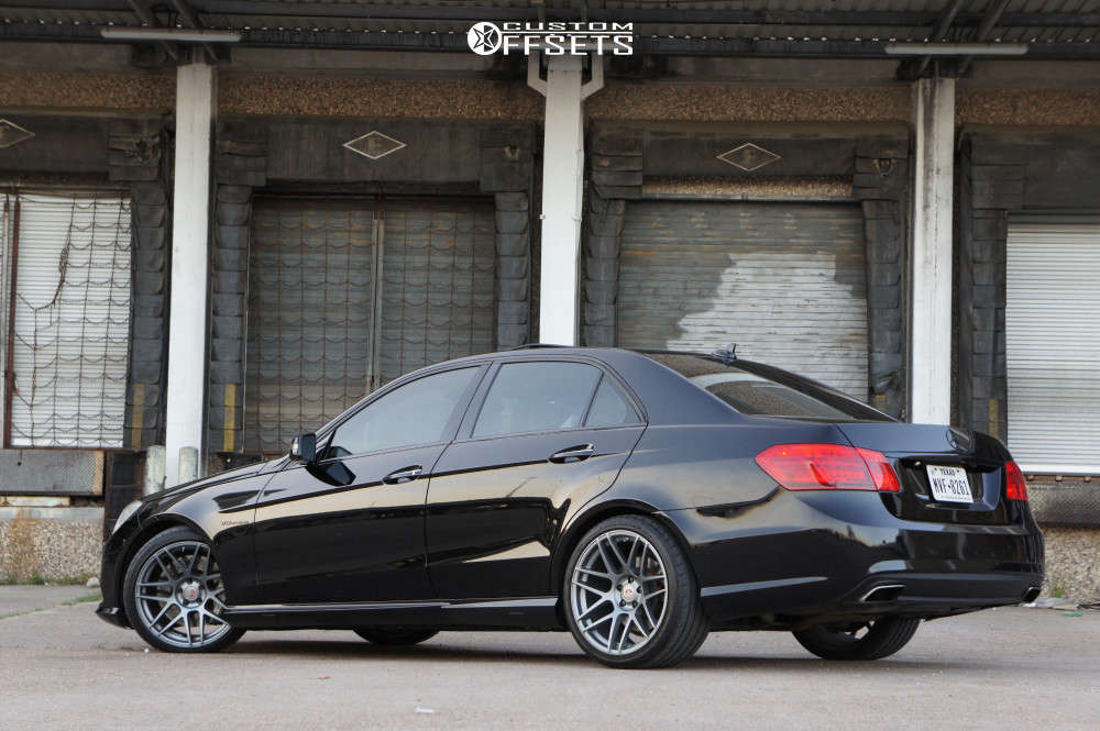2012 Mercedes-Benz E550 with 19x9 30 Curva C300 and 245/35R19 Federal ...