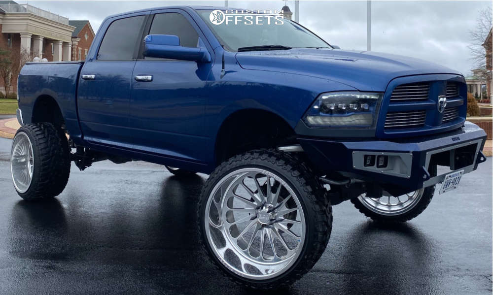 2011 Ram 1500 with 26x16 -106 Bcr Wheels BCR 026 and 36/14.5R26 ...