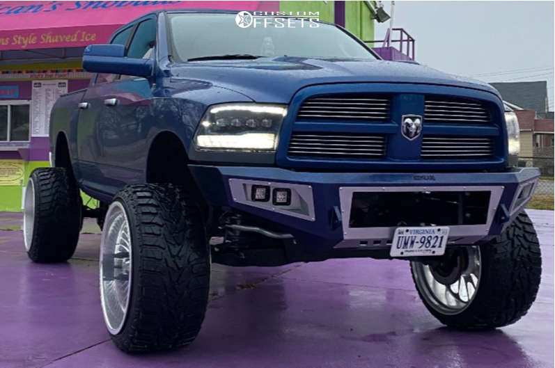 2011 Ram 1500 with 26x16 -106 Bcr Wheels BCR 026 and 36/14.5R26 ...