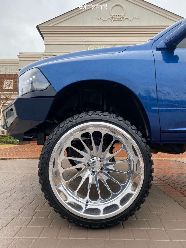 2011 Ram 1500 with 26x16 -106 Bcr Wheels BCR 026 and 36/14.5R26 ...