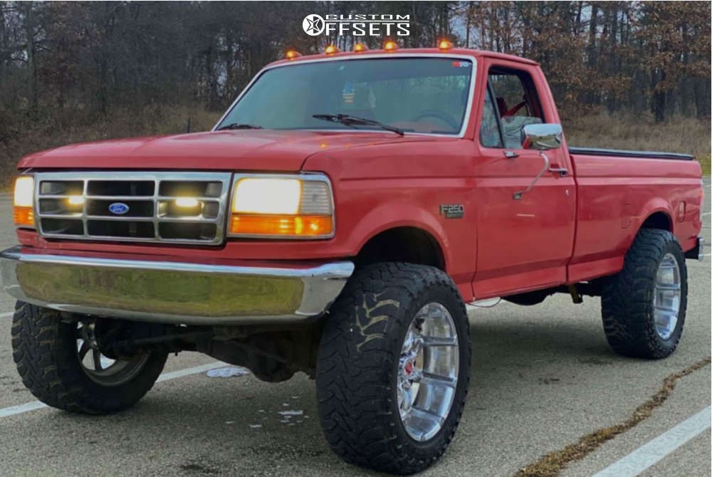 1992 Ford F-250 with 22x12 -44 XD XD838 Mammoth and 37/13.5R22 Toyo ...