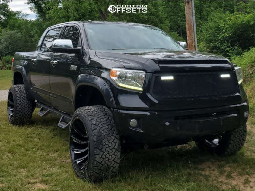 2017 Toyota Tundra with 24x14 -74 XF Offroad Xf-227 and 35/13.5R24 ...