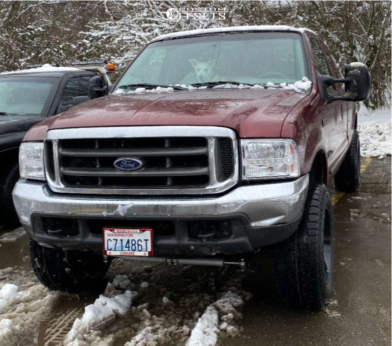 2000 Ford F-250 Super Duty with 20x10 -18 Fuel Sledge and 35/12.5R20 ...