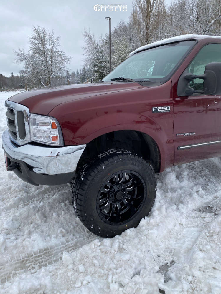 2000 Ford F-250 Super Duty with 20x10 -18 Fuel Sledge and 35/12.5R20 ...