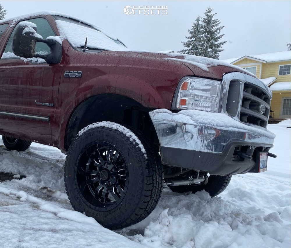 2000 Ford F-250 Super Duty with 20x10 -18 Fuel Sledge and 35/12.5R20 ...