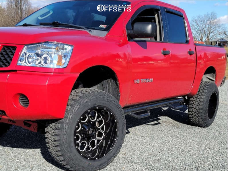 Custom Nissan Titan Red