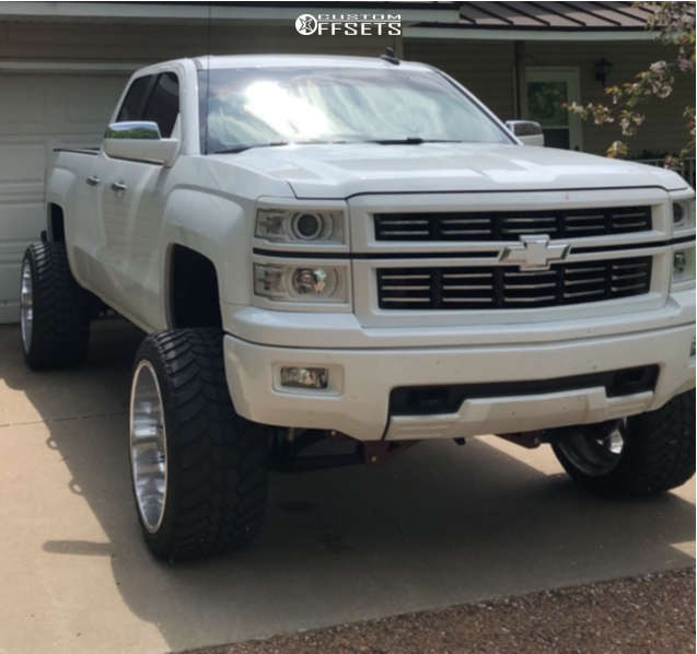 2015 Chevrolet Silverado 1500 with 24x14 -76 Fuel Forged Ff09 and 35/13 ...