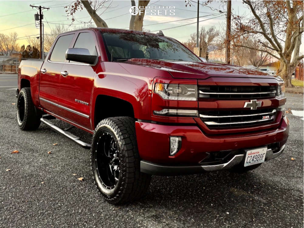 2016 Chevrolet Silverado 1500 with 20x10 -20 Ultra Hunter and 33/12 ...