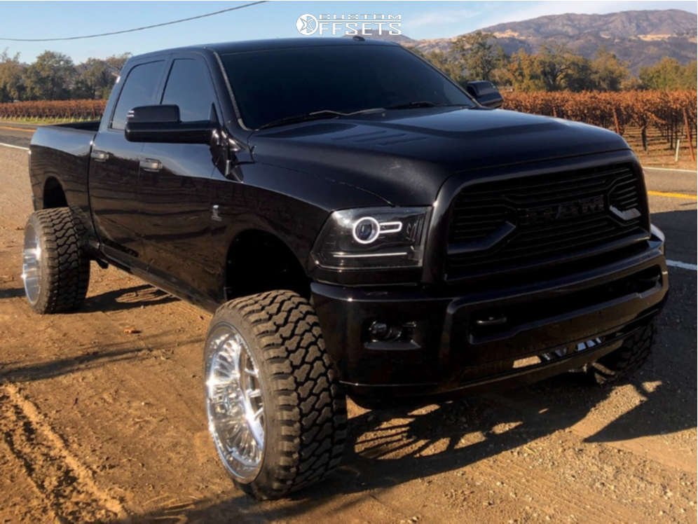 2016 Ram 2500 with 24x14 -90 American Force Nemesis and 33/14.5R24 Fury ...