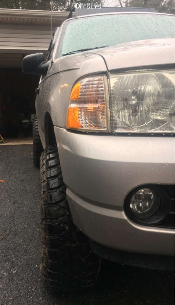 2004 Ford Explorer with 17x9 -12 Black Rock Type 8 997B and 265/70R17 ...