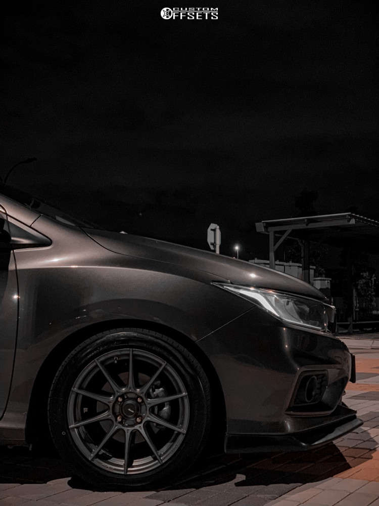 2018 Honda Fit with 16x7.5 35 Advanti Racing Storm S1 and 195/50R16 ...