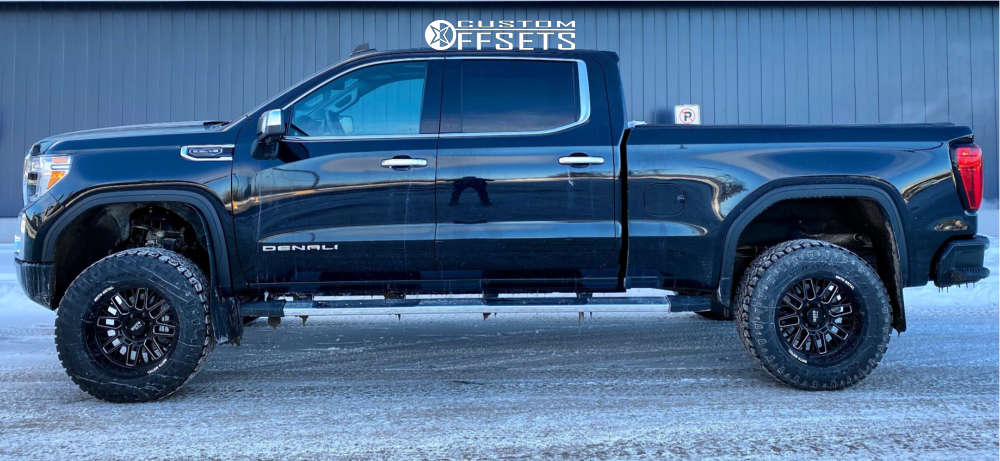 2019 GMC Sierra 1500 with 20x10 -18 Moto Metal Mo802 and 35/12.5R20 ...