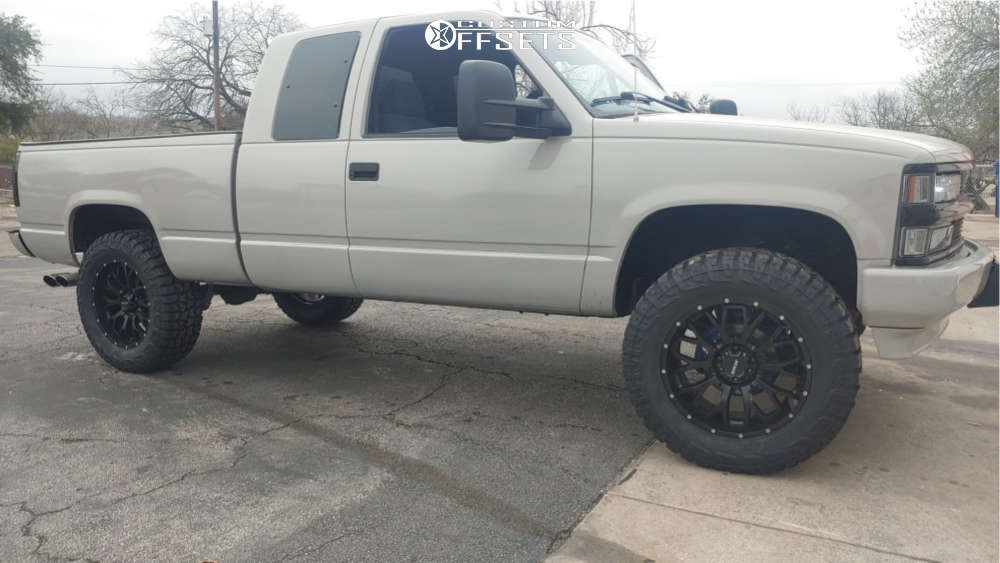 1997 Chevrolet C1500 with 20x9 10 MKW M95 and 35/12.5R20 Federal Xplora ...