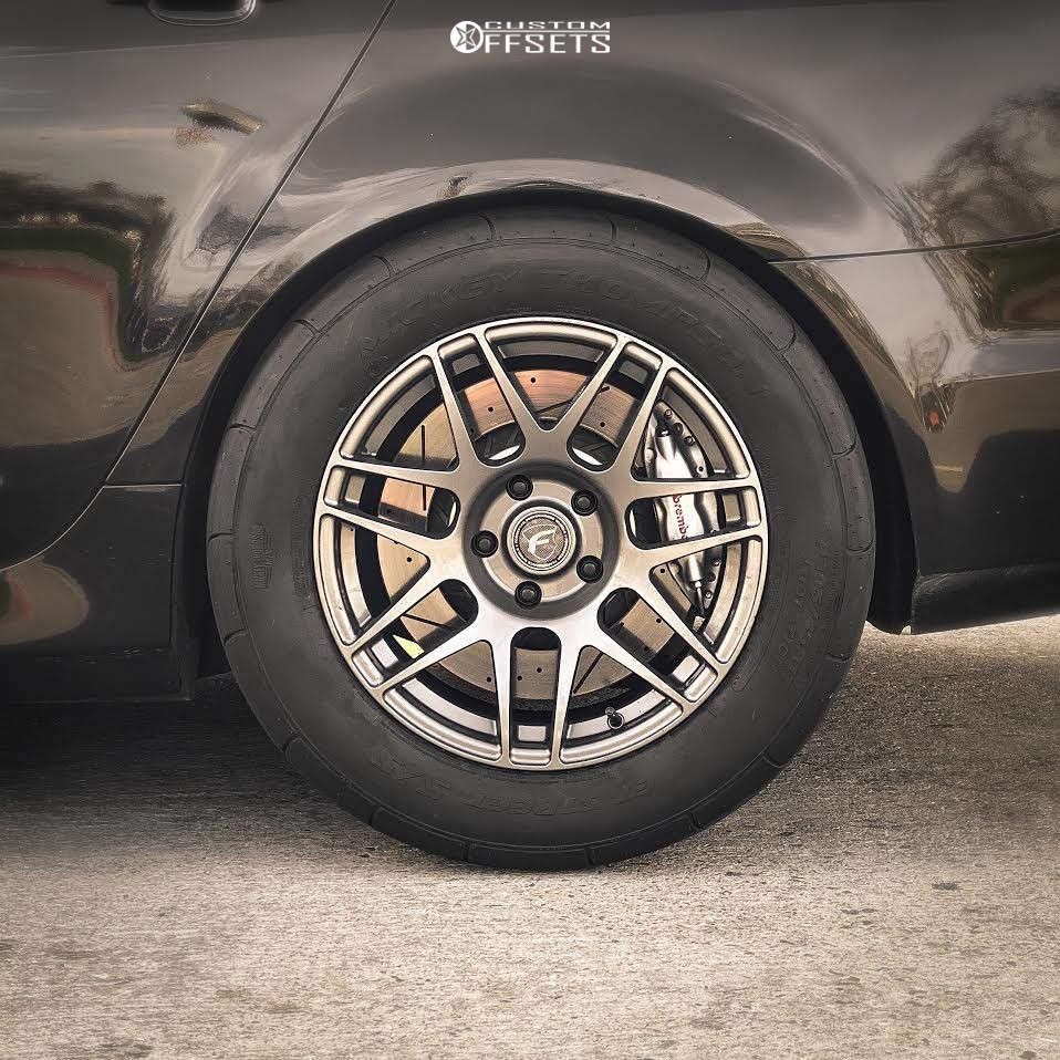 2015 Chevrolet SS with 18x8 15 Forgestar F14 Drag and 255/45R18 Mickey ...