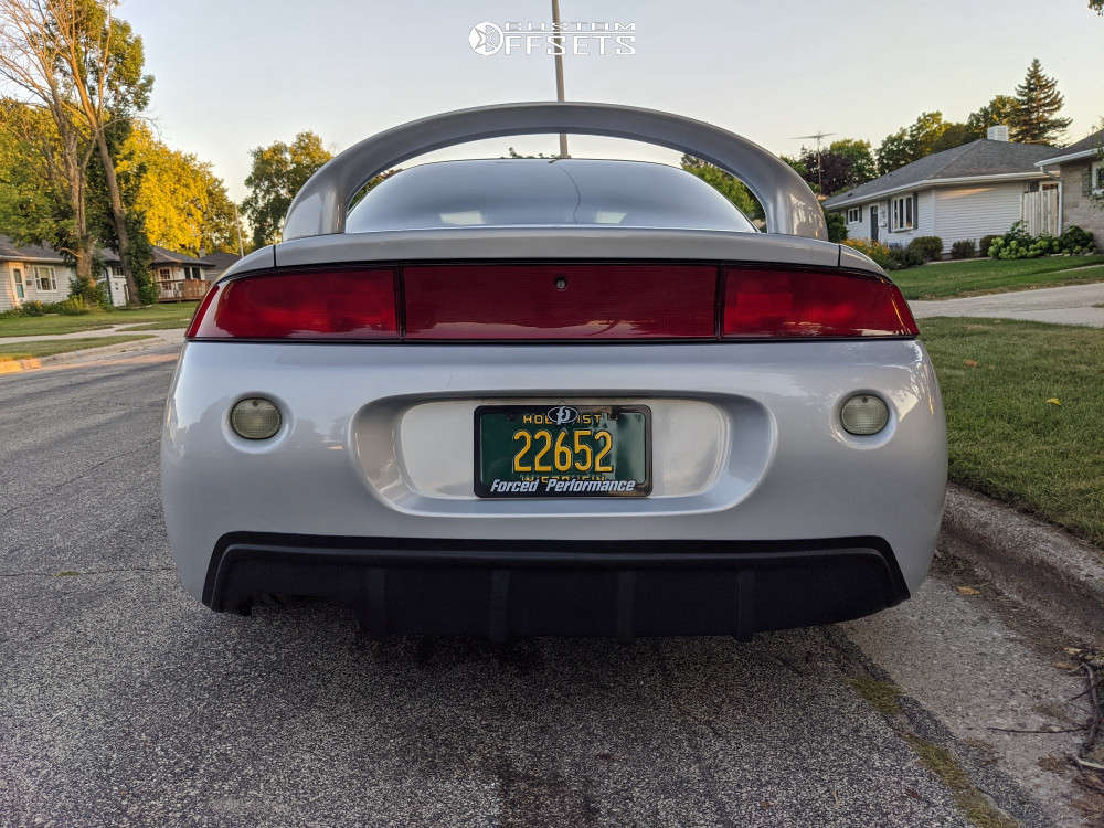 1999 Mitsubishi Eclipse with 17x9 45 WedsSport SA-90 and 245/45R17 ...