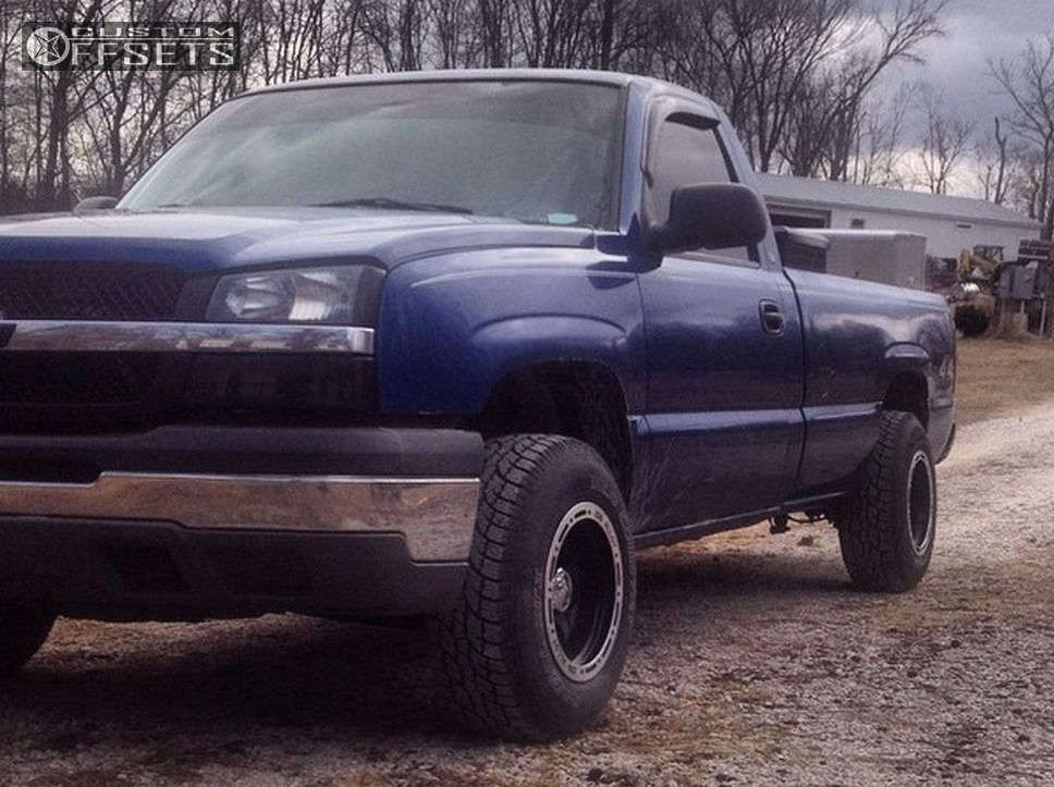 2003 Chevrolet Silverado 1500 with 16x10 -38 Alloy Ion Style 174 and ...
