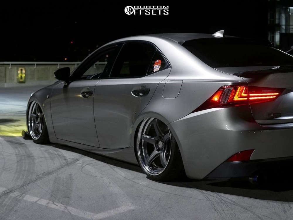 2016 Lexus IS350 with 19x9 32 Work Emotion T5R 2P and 225/35R19 Hankook ...