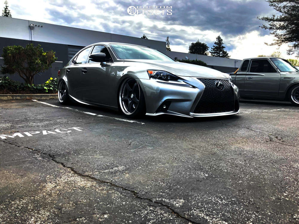 2016 Lexus IS350 with 19x9 32 Work Emotion T5R 2P and 225/35R19 Hankook ...