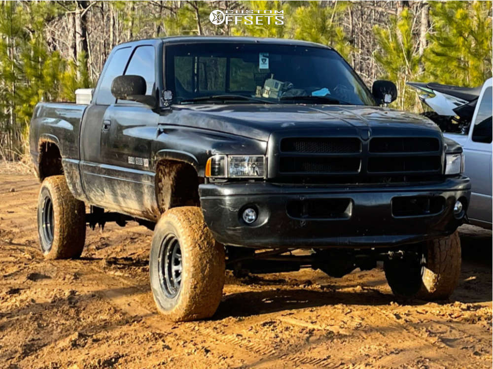 1999 Dodge Ram 1500 with 16x8 -12 Vision D Window and 265/75R16 Corsa ...