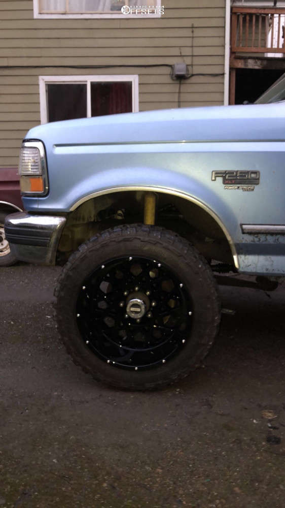 1996 Ford F-250 Super Duty with 20x12 -51 Vision Rocker 412 and 33/12 ...