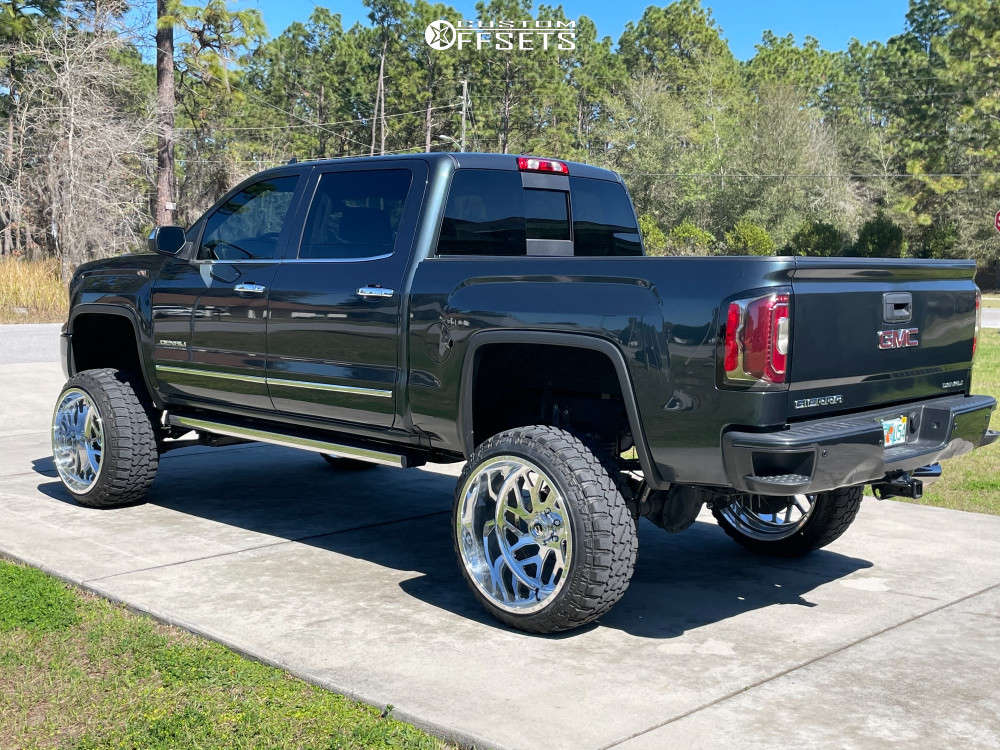 2018 GMC Sierra 1500 with 24x14 -76 Fuel Forged Ff29 and 35/13.5R24 ...