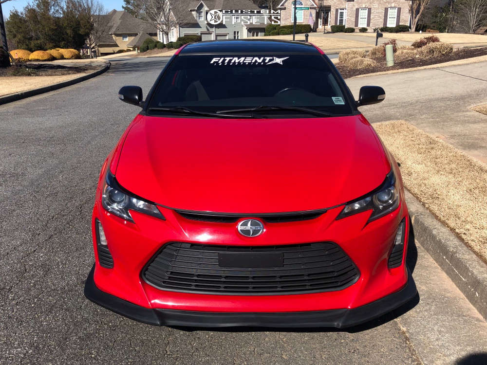 2015 Scion TC with 18x8.5 35 Aodhan DS02 and 245/45R18 Vercelli Strada ...