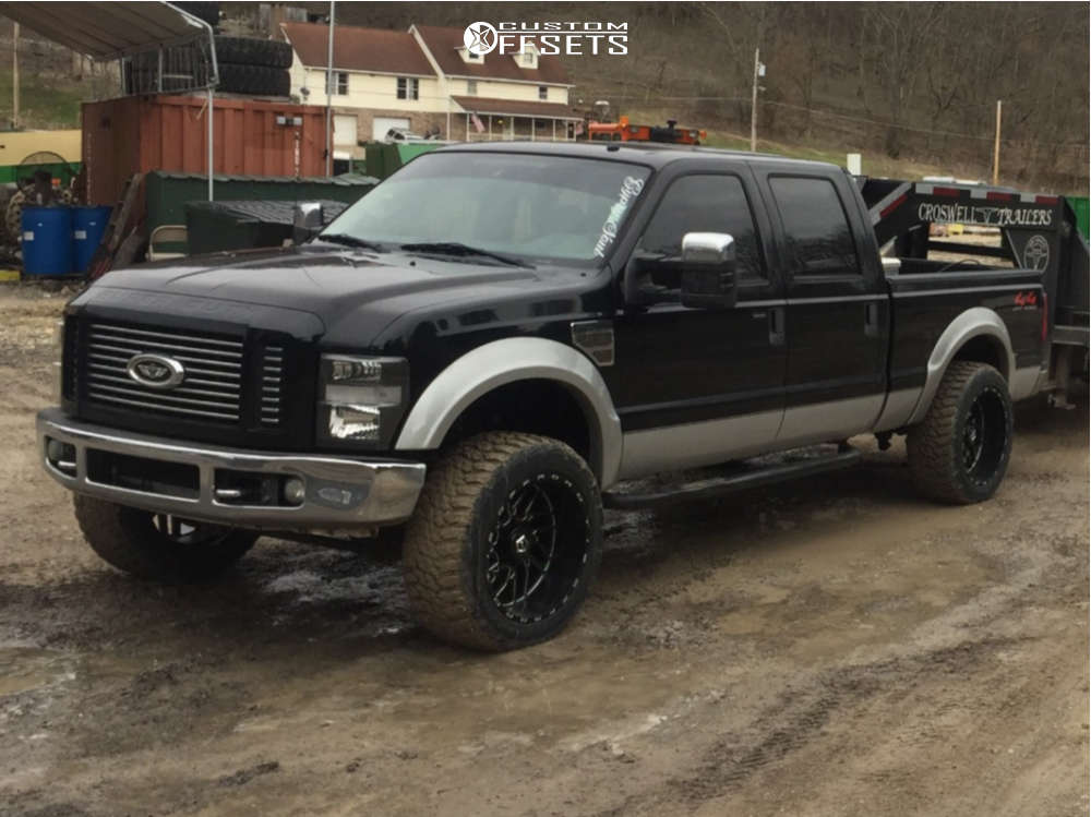 2008 Ford F-350 Super Duty with 22x12 -44 TIS 544BM and 33/12.5R22 AMP ...